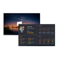 China 128G ROM 75 Inch Smart Interactive Whiteboard Ir Touch For Teaching Business Office for sale