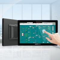 China J1900/I3/I5 CPU 21.5 Inch Touch Screen Industrial Panel PC All In One With 4K Display for sale