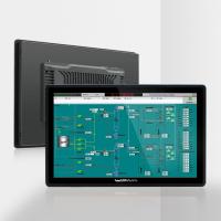 China J1900/I3/I5 CPU 21.5 Inch Touch Screen Industrial Panel PC All In One With 4K Display for sale