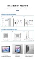 China Industrial PC All in One with 13.3 Inch Fanless Main Board and Full Aluminum Housing for sale