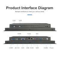 China Embedded 15 Inch Industrial Touch Screen PC , Ip65 Touchscreen Monitor I3 4G 128G for sale