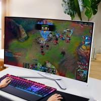 China 27 Inch Widescreen I7 4960 Desktop Computers 4 Gen 8gb Ram 480gb Pc Gamer All In One Pc Gaming Computer for sale