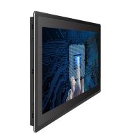 China Fanless Structure Industrial PC with I3 CPU and 64G SSD 18.5 Inch True Flat Wall Mount for sale