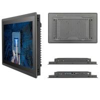 China Fanless Structure Industrial PC with I3 CPU and 64G SSD 18.5 Inch True Flat Wall Mount for sale