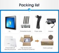 China J1900 CPU 17 Inch All In One Industrial Touch Screen PC With Wind10 OS And IP65 Rating for sale