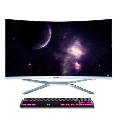 China i7 16gb 512gb SSD 24'' 10ms Response Time Curved Gaming All In One PC for Office for sale