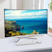 China 27inch Curve Screen All In One Desktop Core I7 8gb Ram 256gb Ssd Gtx 1050 Video Card for sale