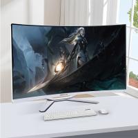 China 32 Inch All-in-one Gaming PC With Curved Screen And No CD ROM Optical Drive Black for sale