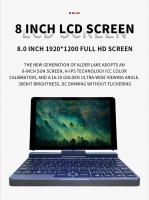 China Intel Graphics Card 8 Inch Mini Laptop Computer For Business Study Education for sale