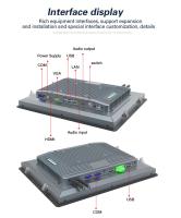 China 10.4 Inch Fanless Industrial Touch Screen PC Customized Waterproof Wall Mount Capacitive Touch Screen Panel Embedded All In One Pc for sale
