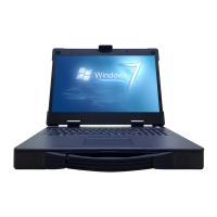 China 15.6 Inch Support I7/i5/i3 CPU With 2*fan 1366*768 Resolution Industrial Grade Downward Portable Industrial Computer for sale