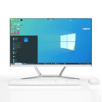 China 21.5 Aio High Configuration Cor I3 Desktop Computer 4GB 128GB SSD Business Computer Ultra-thin DVD AIO Computer for sale