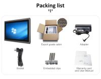 China 21.5 Inch Industrial Fanless Panel PC with Capacitive Touch IP65 Waterproof for sale