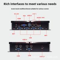China Fanless Industrial Mini PC Intel Core i5 Quad Core 4GB DDR4 SSD for sale