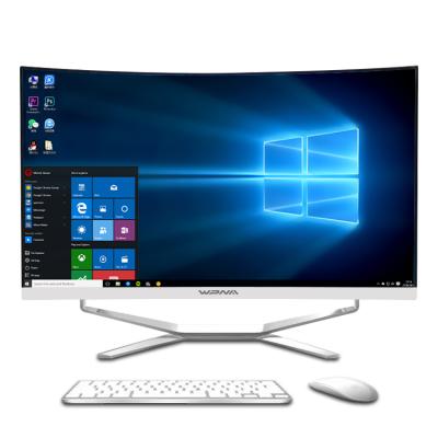 China 24-27 Inch All-in-One PC Intel Core i7 i5 i3 8GB RAM 256GB SSD FHD IPS for sale