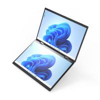 China 2025 14+14 Inch Dual Screen Touch Laptop Intel N95 16GB RAM 512GB SSD for sale