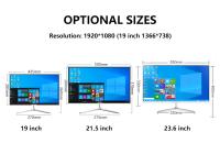 China 21.5 Inch Business All In One PC Intel Core I5 8GB RAM 256GB SSD Win10 for sale