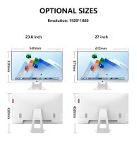 China 24-27 Inch All in One PC Intel Core I7 16GB RAM 512GB SSD Business Computer for sale
