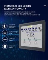 China 12.1 Inch Industrial Fanless Panel PC with 10-Point Capacitive Touch for sale