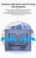 China 12.1 Inch Industrial Fanless Panel PC with 10-Point Capacitive Touch for sale