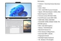 China Intel N100 Gaming Laptop 16GB DDR4 512GB SSD 15.6