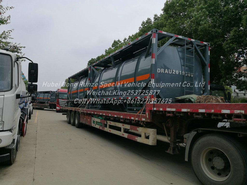 ISO 20 FT TANK CONTAINER LLDPE LINED