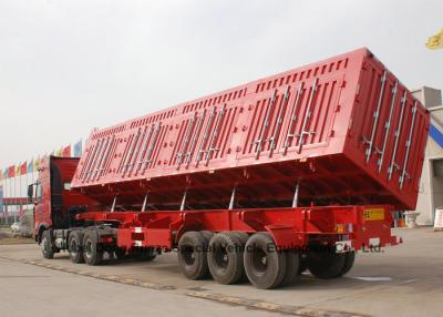 China Side Tipper Trailer -  Heavy Duty Dumper Semi Trailer Truck for Sand - Mine Transport 3 Axles 50  -60T for sale