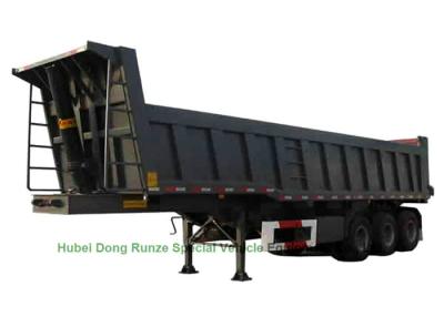 China Heavy Duty Dumper Semi Trailer Truck for Sand - Mine Transport   3-Axles Rear Tipper Semi Trailer 45  - 60T for sale