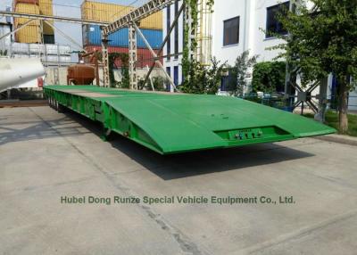 China Folding Gooseneck Lowboy Trailer 100 Ton For Crane Excavator Tractor Transportation for sale