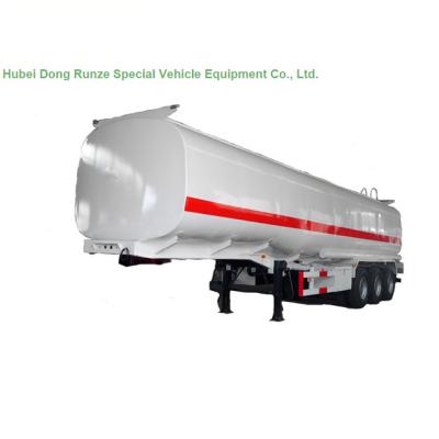 China Carbon Steel Diesel Tank Semi Trailer , 45000 L Gasoline Tank Trailer For Transport for sale