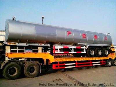 China Stainless Steel Edible Oil Tank Semi Trailer For Edible Oil Transport  33Kl - 47K Liter with Insulating Layer  for sale