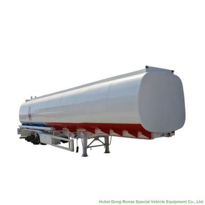 China SS 24000L Fuel Tanker Semi Trailer , 2 Axle Fuel Transfer Trailer 24Kl - 27K Liter for sale