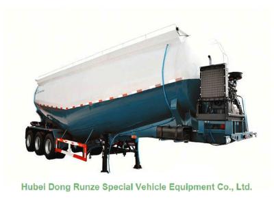 China Tri Axle Tank Semi Trailer For Cement Bulk Powder Carry High Loading Capacity for sale