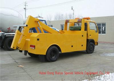 China DFAC 6 Ton Light Duty Integrated Wrecker Tow Truck Recovery Vehicle With 6 Wheels for sale