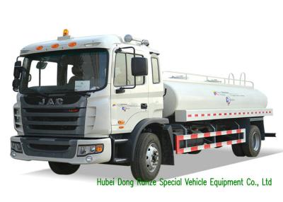 China JAC 4X2 Water Transport Liquid Tank Truck With HONDA Water Pump 10m3 for sale