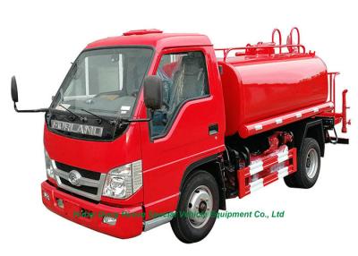 China Folrand 4X4 Off Road 3000L Water Bowser Truck  With  Water  Pump Sprinkler For  Water Delivery and Spray for sale