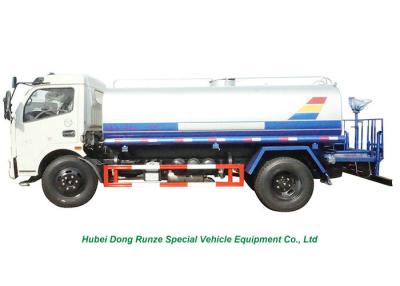 China Truck Mounted Stainless Steel Water Tank 6M3  With Water  Pump Sprinkler For  Water Delivery and Spray LHD/RHD for sale