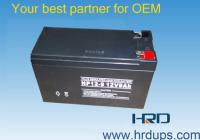 China 12V Rechargeable Lead Acid Batteries MF Construction With 7 - 200AH Range for sale