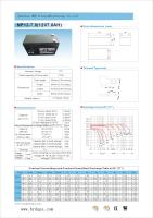 China High Energy Density Rechargeable Lead Acid Batteries With Long Service Lifespan for sale