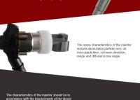 China Dongfeng Truck Diesel Engine injector DCEC Denso Common Rail Parts 5365904 for sale