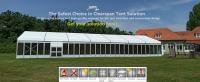 China Custom Outdoor Canopy Tent 9m Clear Span Waterproof PVC Aluminum Alloy Frame Event Marquee for sale