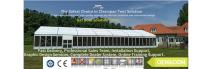 China Aluminum Exhibition Marquee Tent 6x6m PVC White Event Tent for Outdoor Events for sale