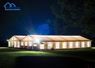 China Custom A-Shape Aluminum Frame Outdoor Banquet Tent 10x20m to 30x50m with 100km/h Wind Resistance for sale