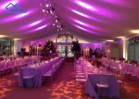 China Fire Resistant White Wedding Marquee Tent 3-70m Width Waterproof Heavy Duty Structure with 15+ Year Lifespan for sale