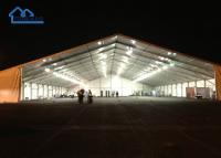 China Large Temporary Warehouse Tent 8x10m to 50x100m with 120km/h Wind Load & 20+ Year Aluminum Frame for sale