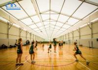 China Custom Permanent Sports Hall Tent - 100 km/h Wind Load, -40°C to +70°C Temperature Range, 20+ Year Aluminum Frame for sale