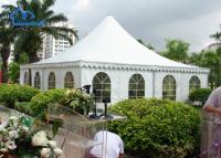 China UV Resistant Aluminum Pagoda Tent 10x10 Waterproof Flame Retardant -75kg Snow Load -40°C to +70°C Temperature Range for sale