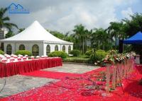 China UV Resistant Aluminum Pagoda Tent 10x10 Waterproof Flame Retardant -75kg Snow Load -40°C to +70°C Temperature Range for sale