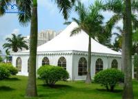 China UV Resistant Aluminum Pagoda Tent 10x10 Waterproof Flame Retardant -75kg Snow Load -40°C to +70°C Temperature Range for sale