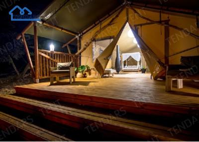 China Permanent Factory Custom Size glamping tent in the woods for sale